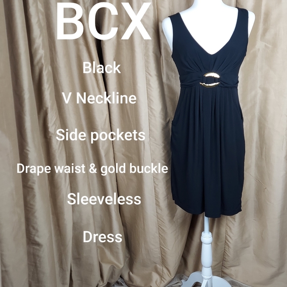 BCX | Dresses | Bcx Dress Black Pocket Dress | Poshmark